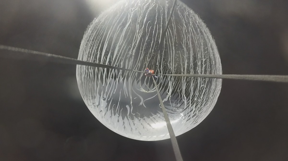 Physics of An Exploding Cosmic Ray Balloon | Spaceweather.com