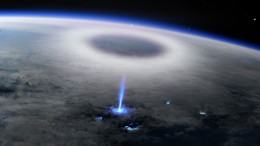 Blue Lightning in the Stratosphere | Spaceweather.com